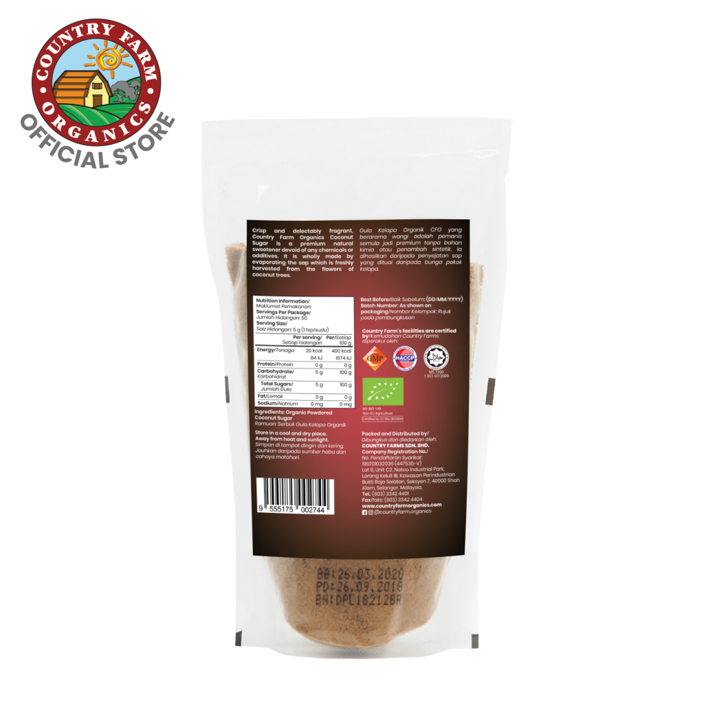 Promo: Twinpack Organic Javanese Coconut Sugar (250gx2)