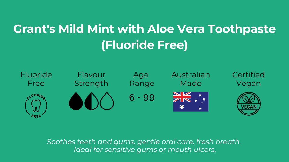 Grant's Mild Mint with Aloe Vera Toothpaste