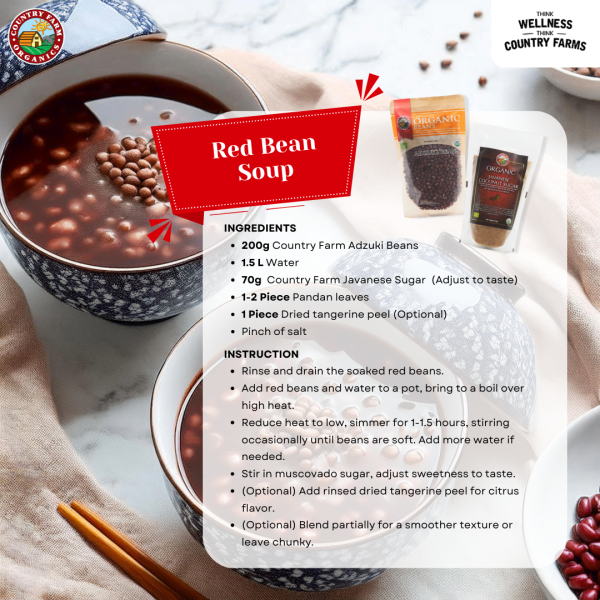 Recipe - Red Bean Soup - Country Farm Organics