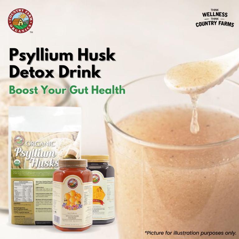 Recipe - Psyllium Husk Detox Drink - Country Farm Organics